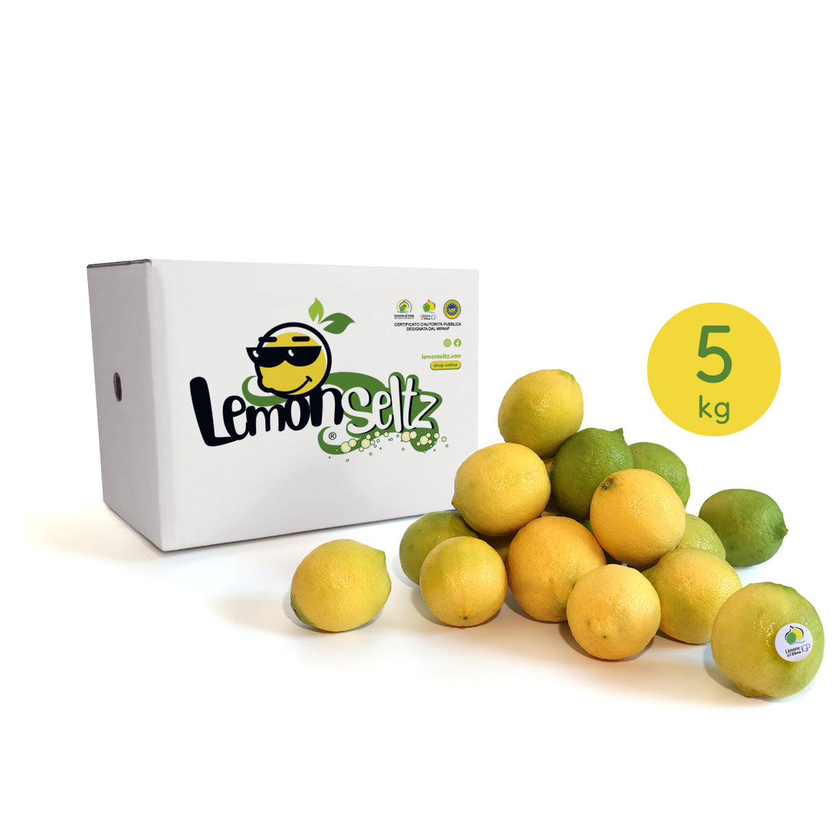 LEMON BOX - 5 kg di "Limone dell'Etna IGP". Spedizione inclusa ...